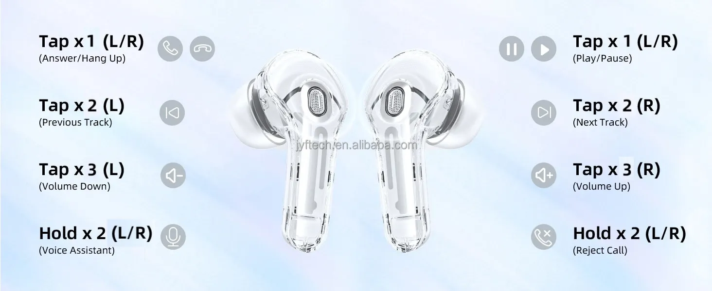 Crystal Air39 Bt Earbud And In-ear Earphones Earbuds Wireless Enc ...