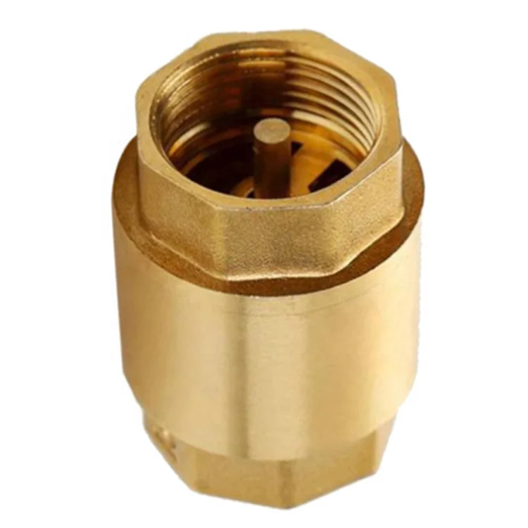 3/4 Inch Thread Brass Vertical Spring Check Valve For Water Pipe - Buy ...