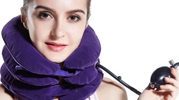 Medical Neck Collar Cervical Traction Apparatus Inflatable Cervical ...