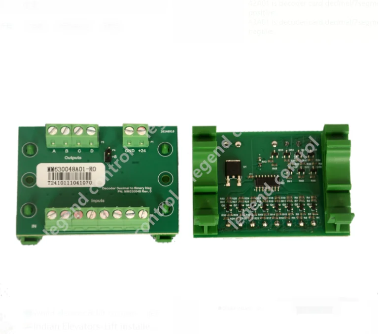 Elevator Parts Decoder Card Decimal/7segment Positive Decimal/7segment ...
