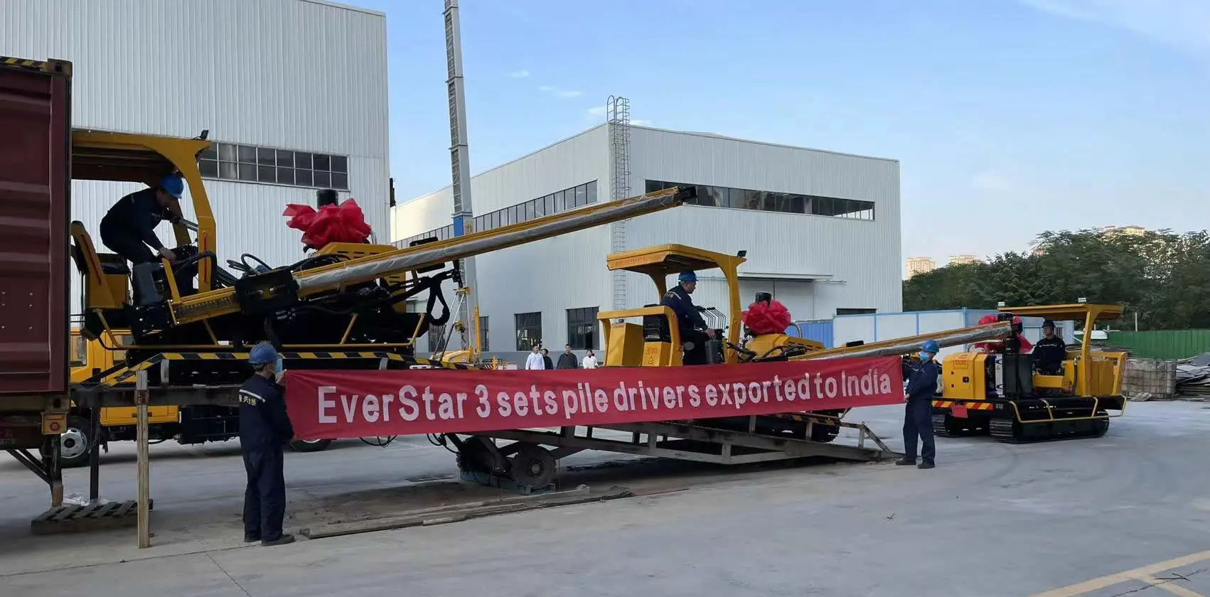 Solar Pile Driver GPS Photovoltaic Park Pole-Beating Machine