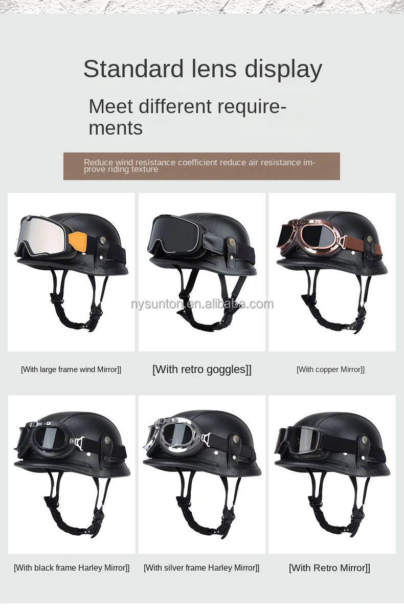 Wholesale Big Tail Grey Half Helmet For Men And Women Summer Motorcycle ...