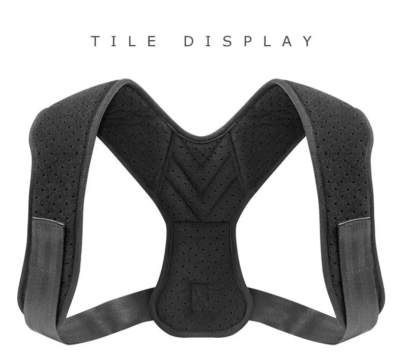 Adjustable Back Brace Posture Lumbar Support Belt Back Magnetic Posture ...