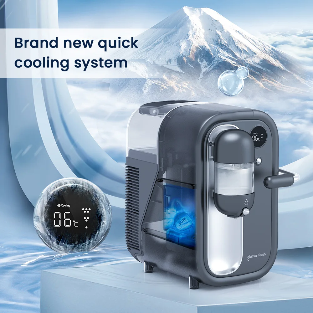 Water Maker Machine Co2 Sparkling Water Dispenser Desktop Home Soda Maker With Led Display And 1 ...