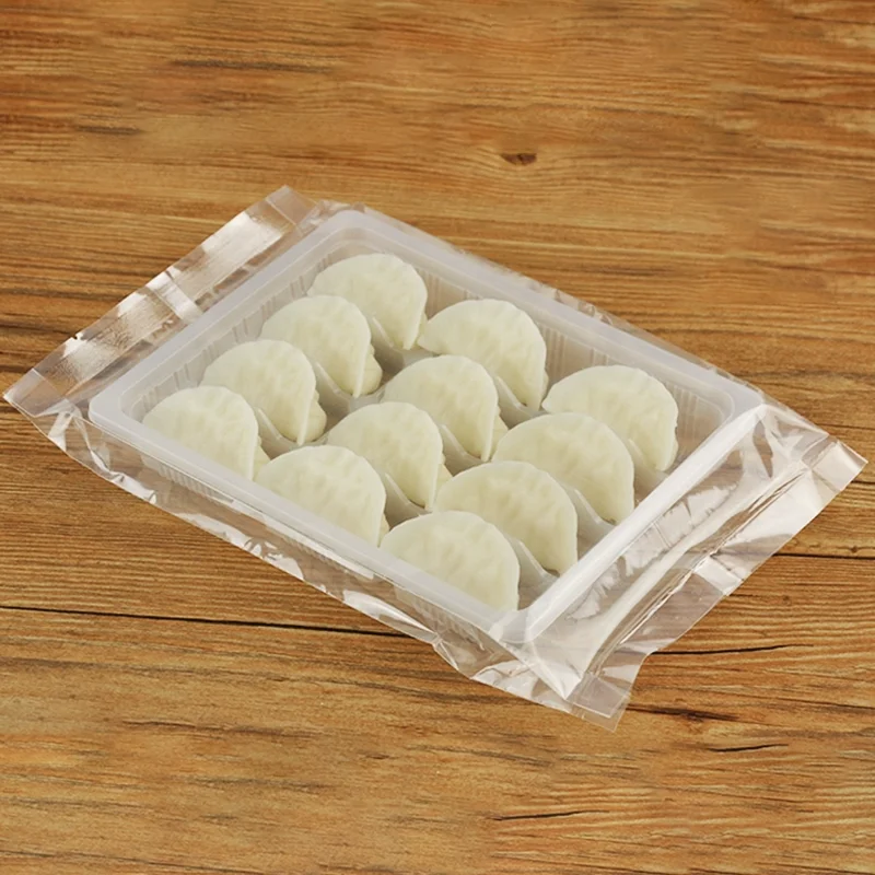 Custom Clear Vacuum Plastic PE Heat Seal Side Gusset Bag