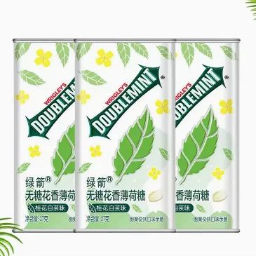 Chinese Chewing Gum Sugar Free Chewing Gum 27g Floral Mints Mint ...