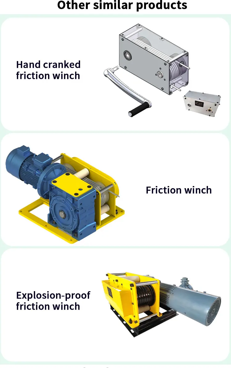 Traction Reciprocating Friction Winch Level Can Be Customized Equipment ...