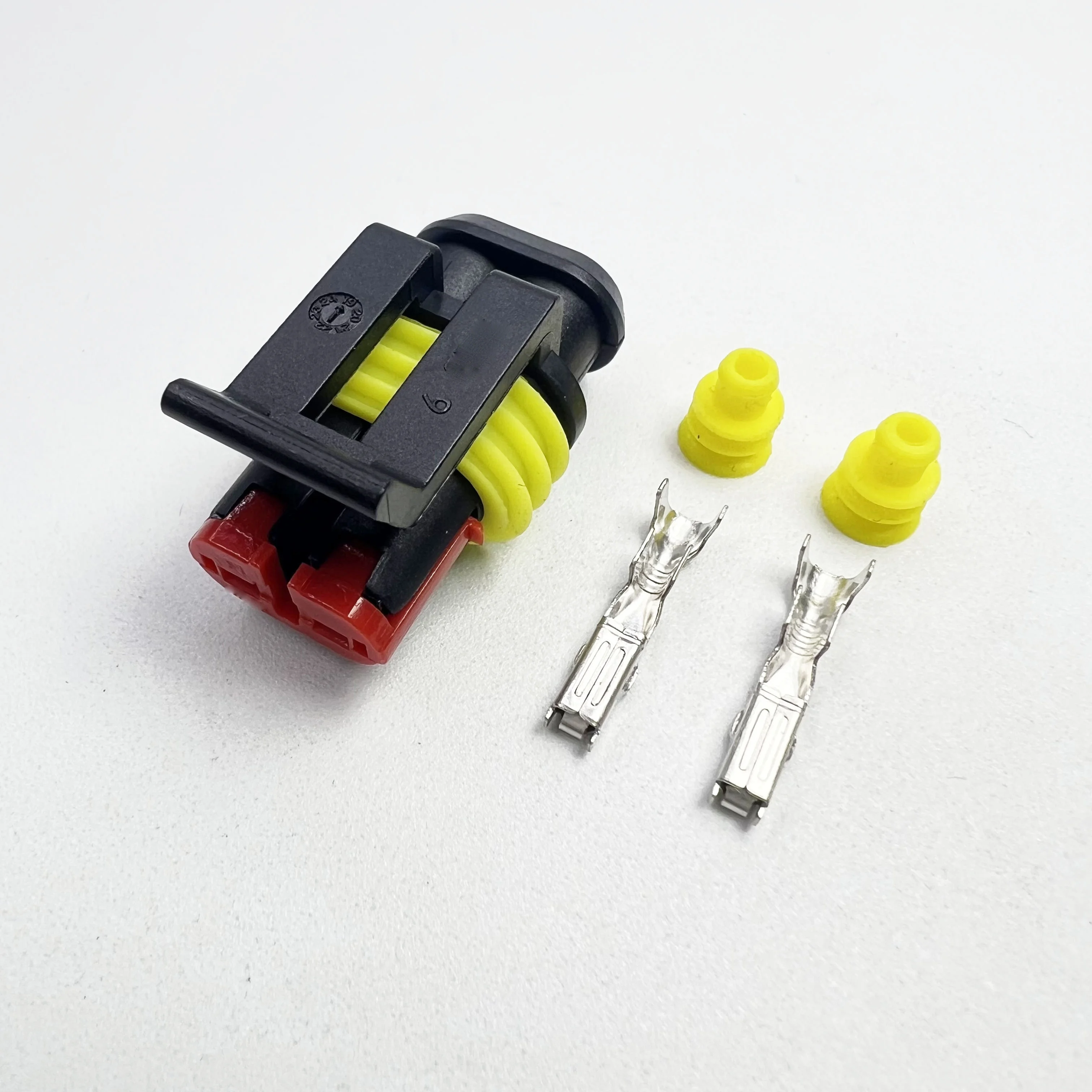 Electrical Waterproof Amp Super Seal 2 Way 1.5 Series Automotive Wire ...