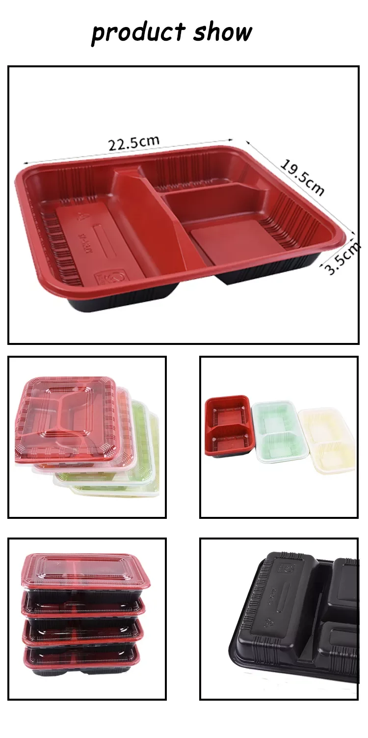Disposable Fast Food Lunch Box - Meal Prep Containers