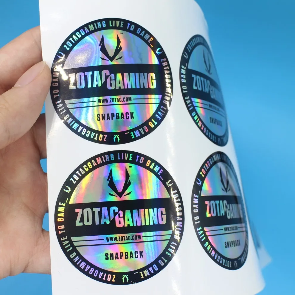 Customized 3d Hologram Holographic Security Sticker Label Holographic ...