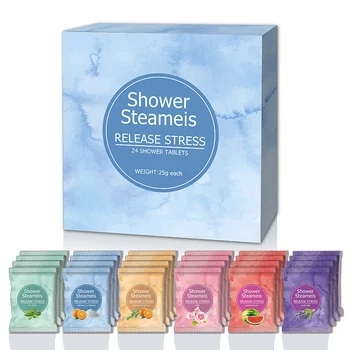 Private Label Organic Shower Tablets Aromatherapy Gift Set Vegan ...