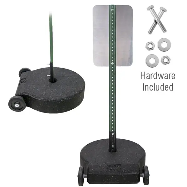 Traffic Road Safety - Portable Sign Stands with Recycled Rubber Base