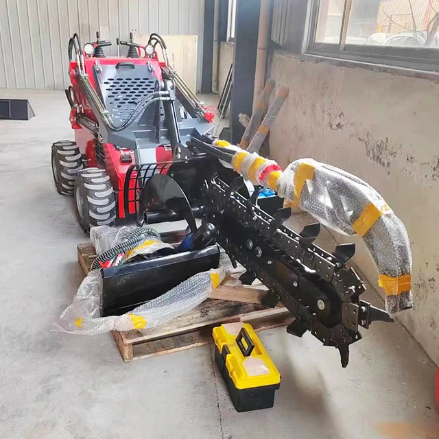 Chinese Track Skid Steer Loader Hydraulic Farm Skid Steer Loader for ...