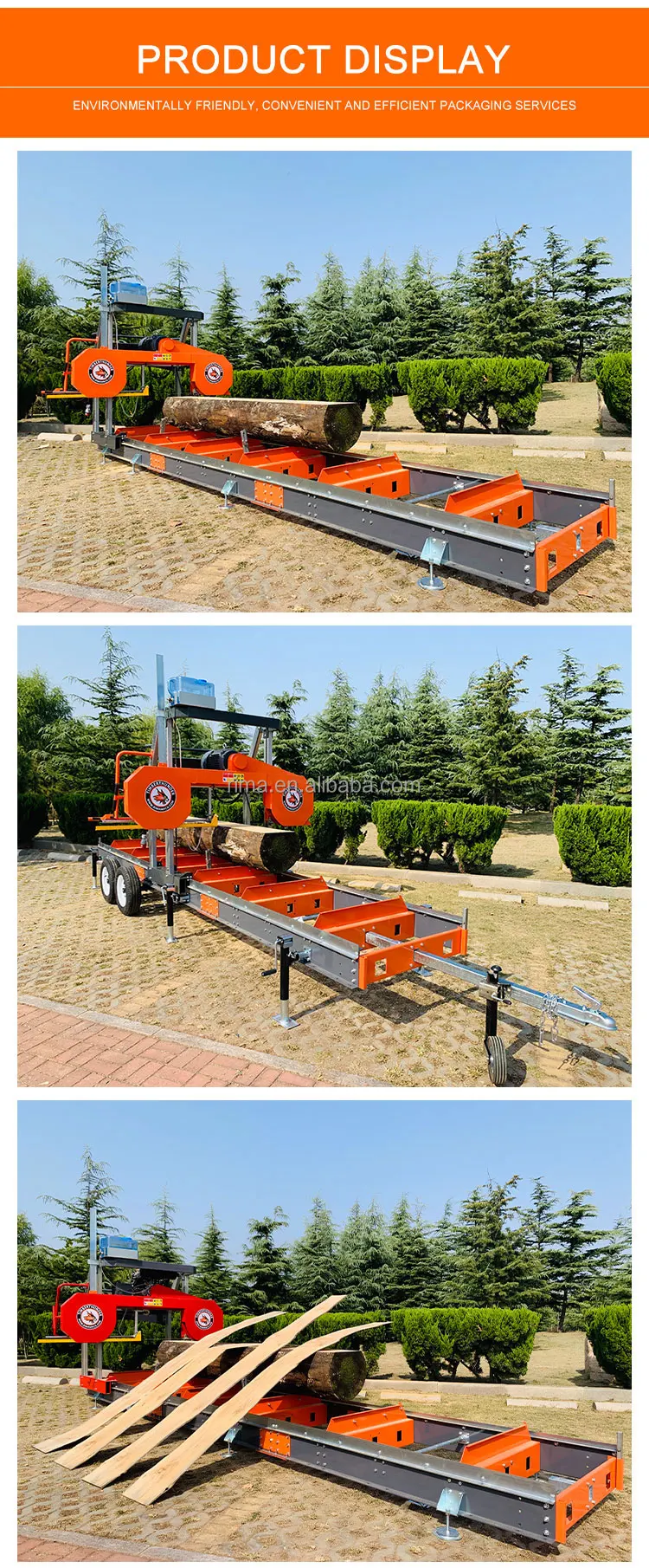 RIMA RS18 Portable Sawmill - Efficient Woodworking Tool