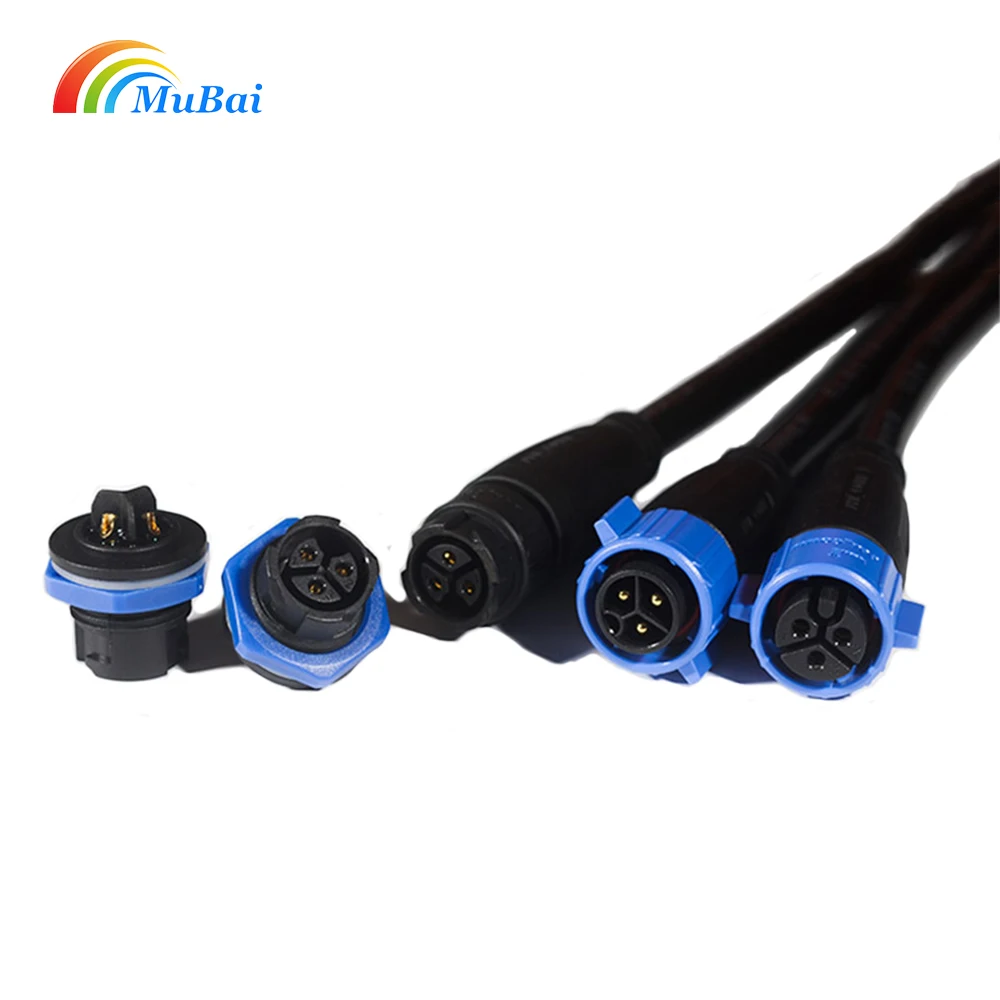Self-locking Quick Connector Quick Locking Type Connector 3pin Cable ...