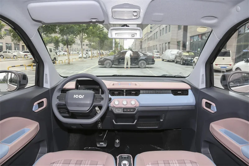 Chery 2023 4 Seats Mini Electric Car Qq Ice Cream New Energy Mini Car For Adult 120 Km - Buy New ...