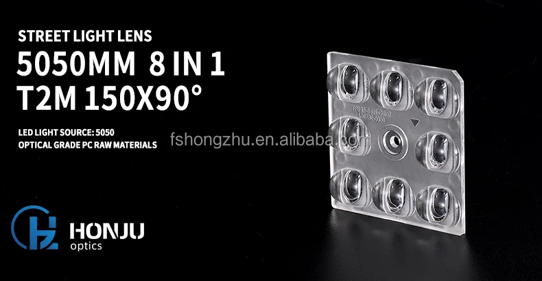 Plastic Light Lens Beam Angle Optical Lenses 8in1 Led TYPE2 M Concave ...