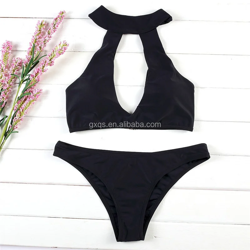 New Fashion Summer Women Sexy Solid Push-up Padded Bra Swimsuits ...