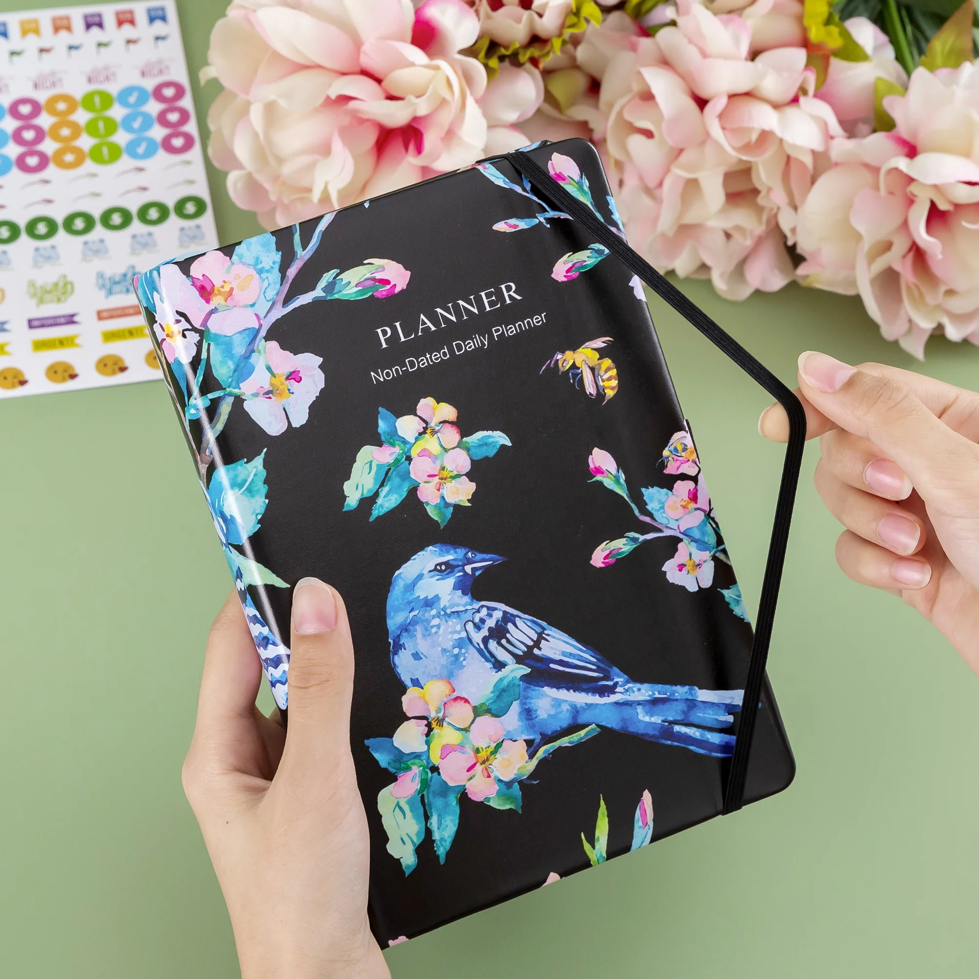 Hardcover A5 Pu Leather Diary Custom Printed Pages Writing Journal ...