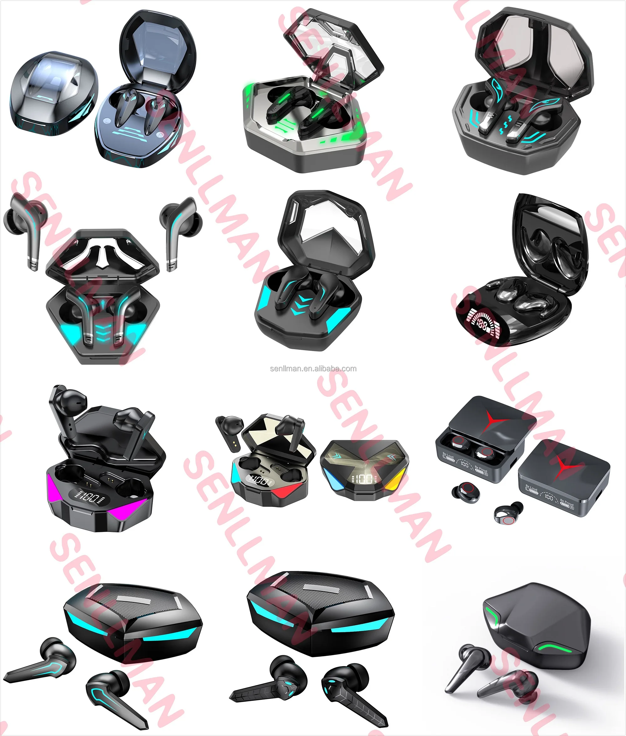 M25 Wireless Earbuds - Gaming Headphones with Low Latency