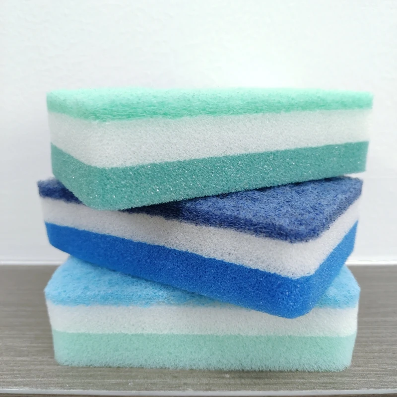Kitchen Sponge Bathroom Cleaning Block Wipe Dish Wash Cleaning Sponges ...