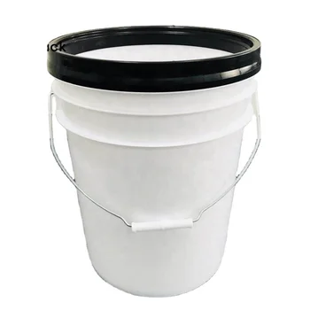 Printed 20lt Plastic Car Wash Bucket With Screw Lid With Grid Guard ...