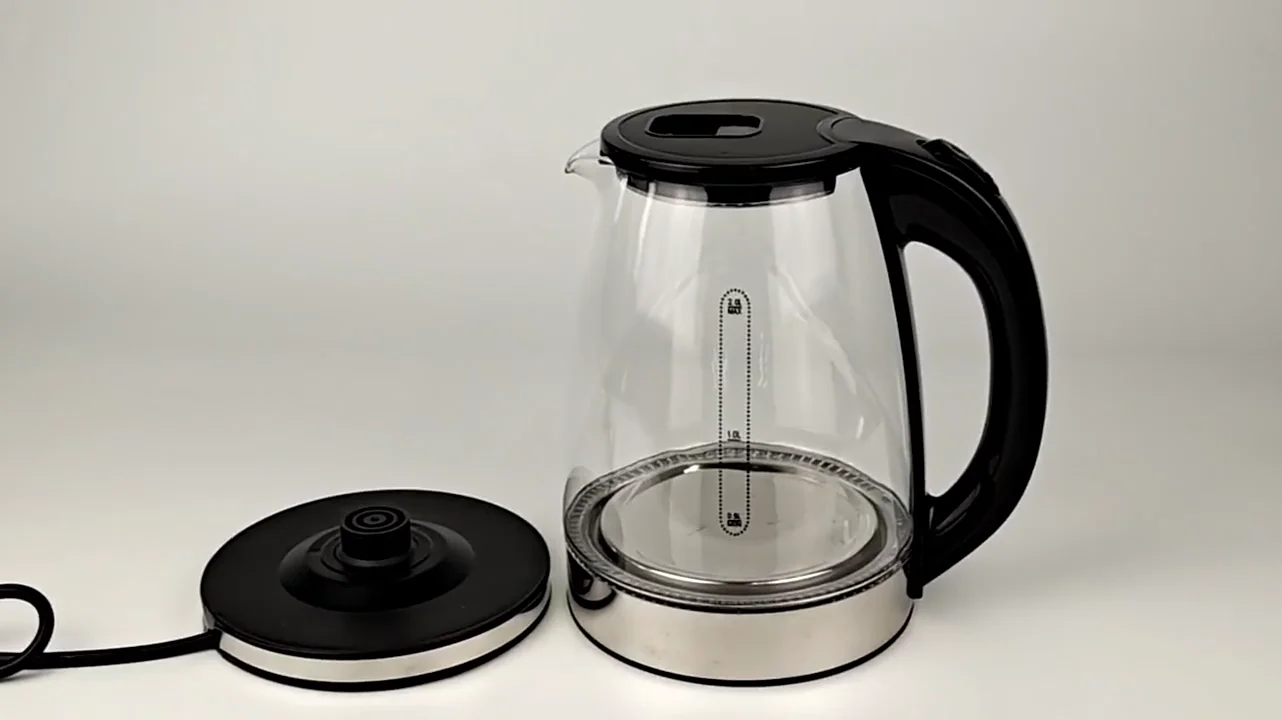 Home Kitchen Appliance 1.8l Automatic Led Light Electric Glass Kettle - Buy Electric Glass ...