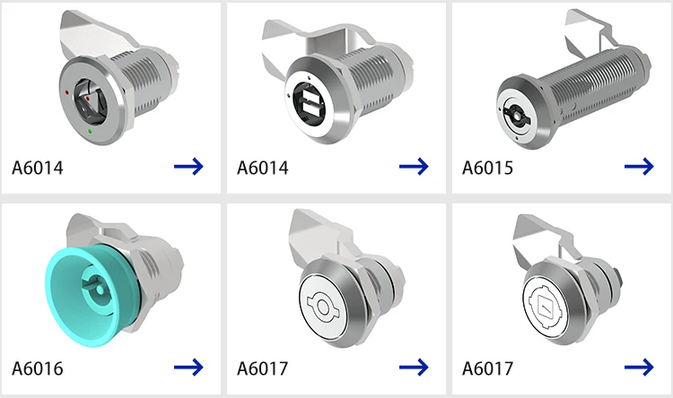 Industrial Cabinet Quarter Turn Cam Lock - Mini Cam Lock