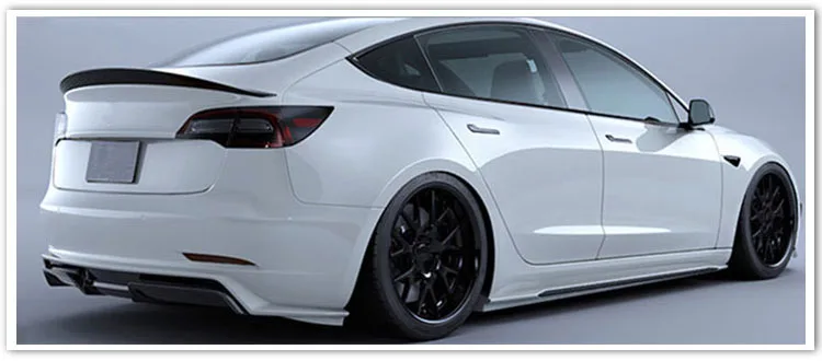 Carbon Fiber Rear Spoiler Wing for Tesla Model 3| Alibaba.com