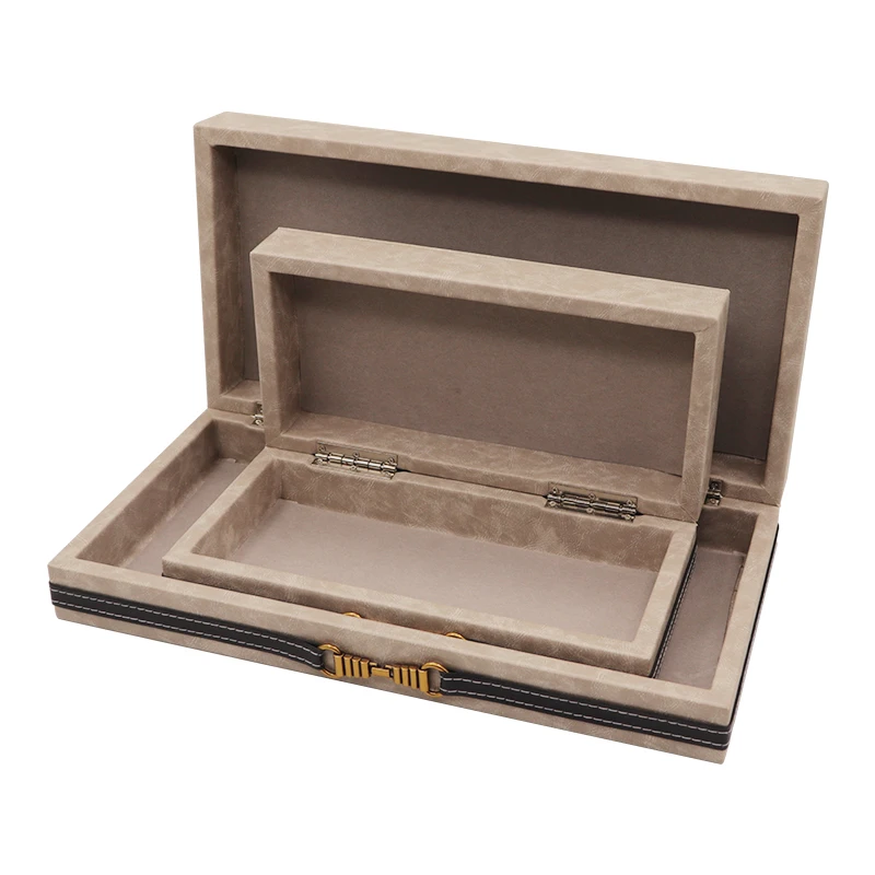 Sell most high end custom wooden leather flocking jewelry packaging ...