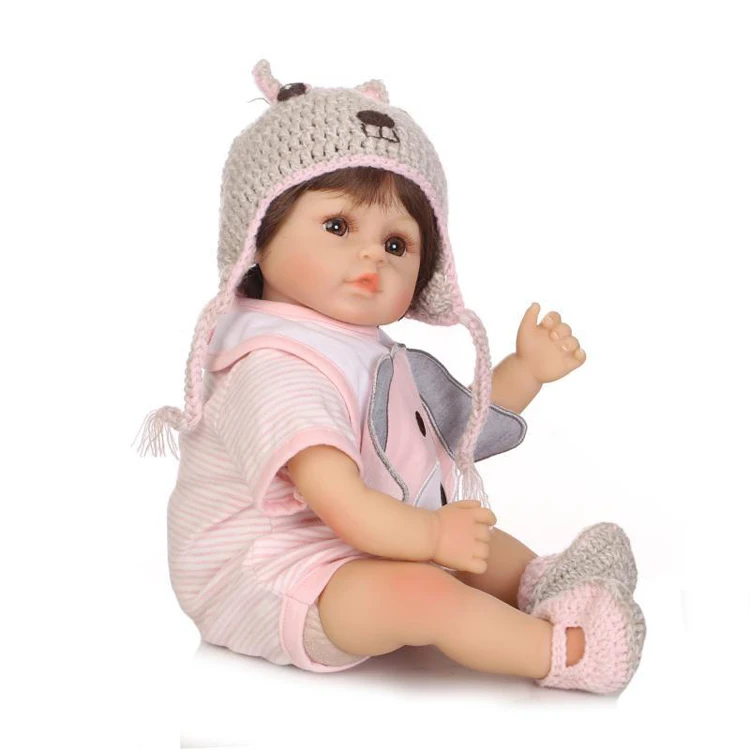 Silicone Realistic Inch Girl Silicon Body For Full Newborn Soft With ...