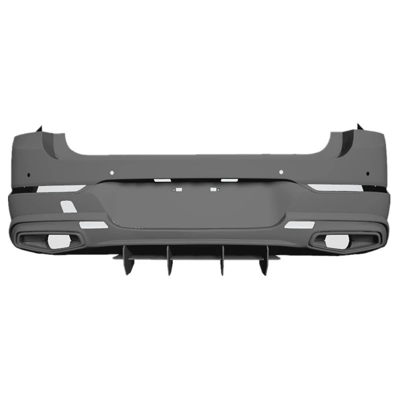 For Genesis Gv80 2021 2022 2023 Year Rear Diffuser Bumper Lips Spoiler ...