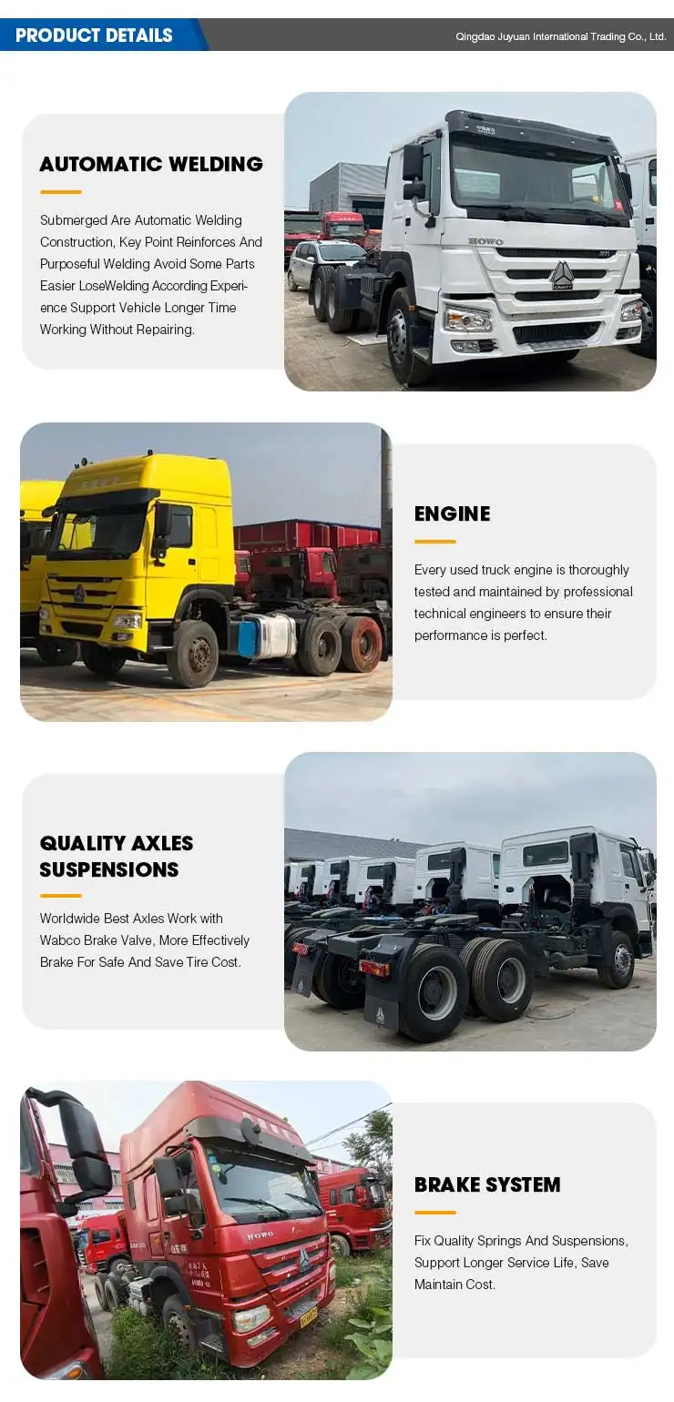 Sinotruk Howo Mechanical Pump Tractor Trucks Heavy Truck Used Tractor ...