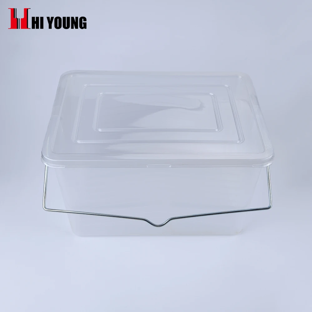12 Liter Plastic White Paint Bucket Painting Storage Container Paint ...