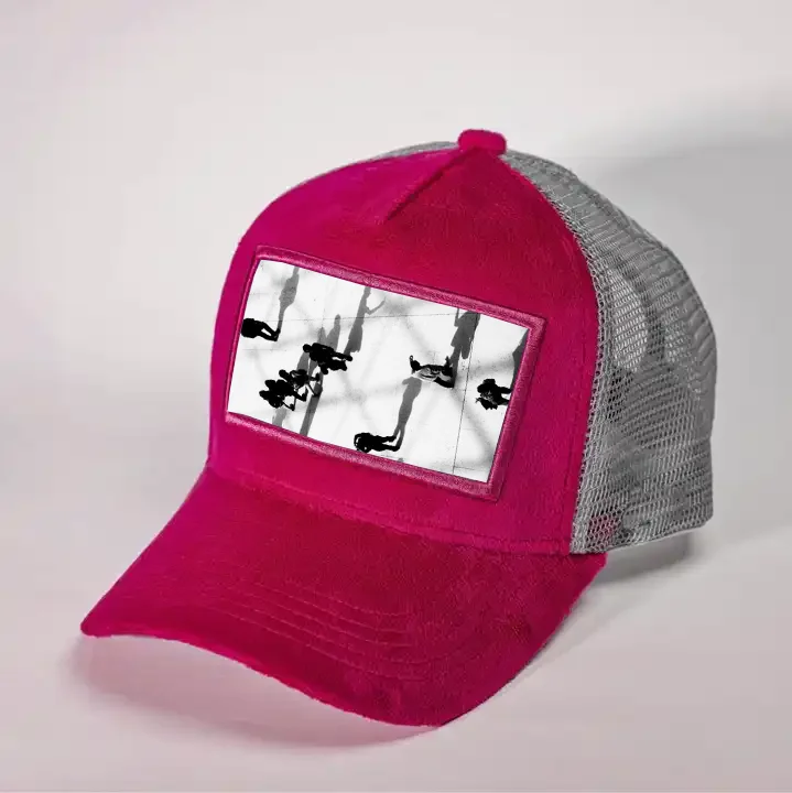 High Quality Vintage 5 Panel Mesh Trucker Cap Custom Printed Logo ...