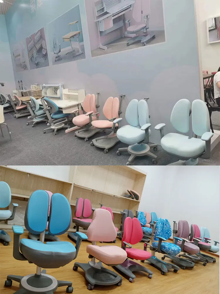 Height Adjustable Ergonomic Smart Study Table And Chair With Big ...