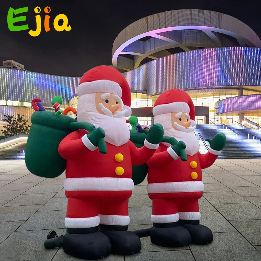 Life Size Santa Claus Outdoor Christmas Yard Decor Light Ornaments ...