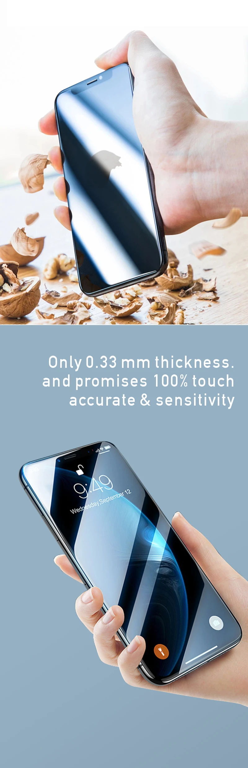 18d Full Glue Tempered Glass with airbag Screen Protector for samsung ...