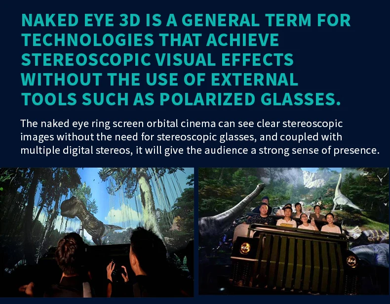 Naked Eye 3D Arc Screen 7d 9d Cinema Immersive Motiom Platform Track ...