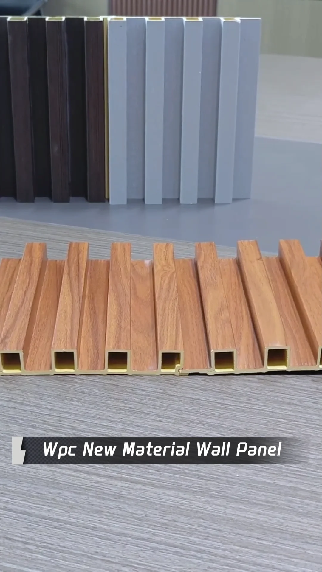 Hotel Pvc Wall Board Interior Slat Fluted Wood Wall Sheet Interior Wpc Wall Panel - Buy ...