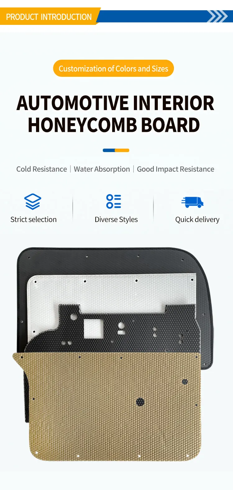 Polypropylene Pp Honeycomb Board Lightweight Density Corrugated Panels ...