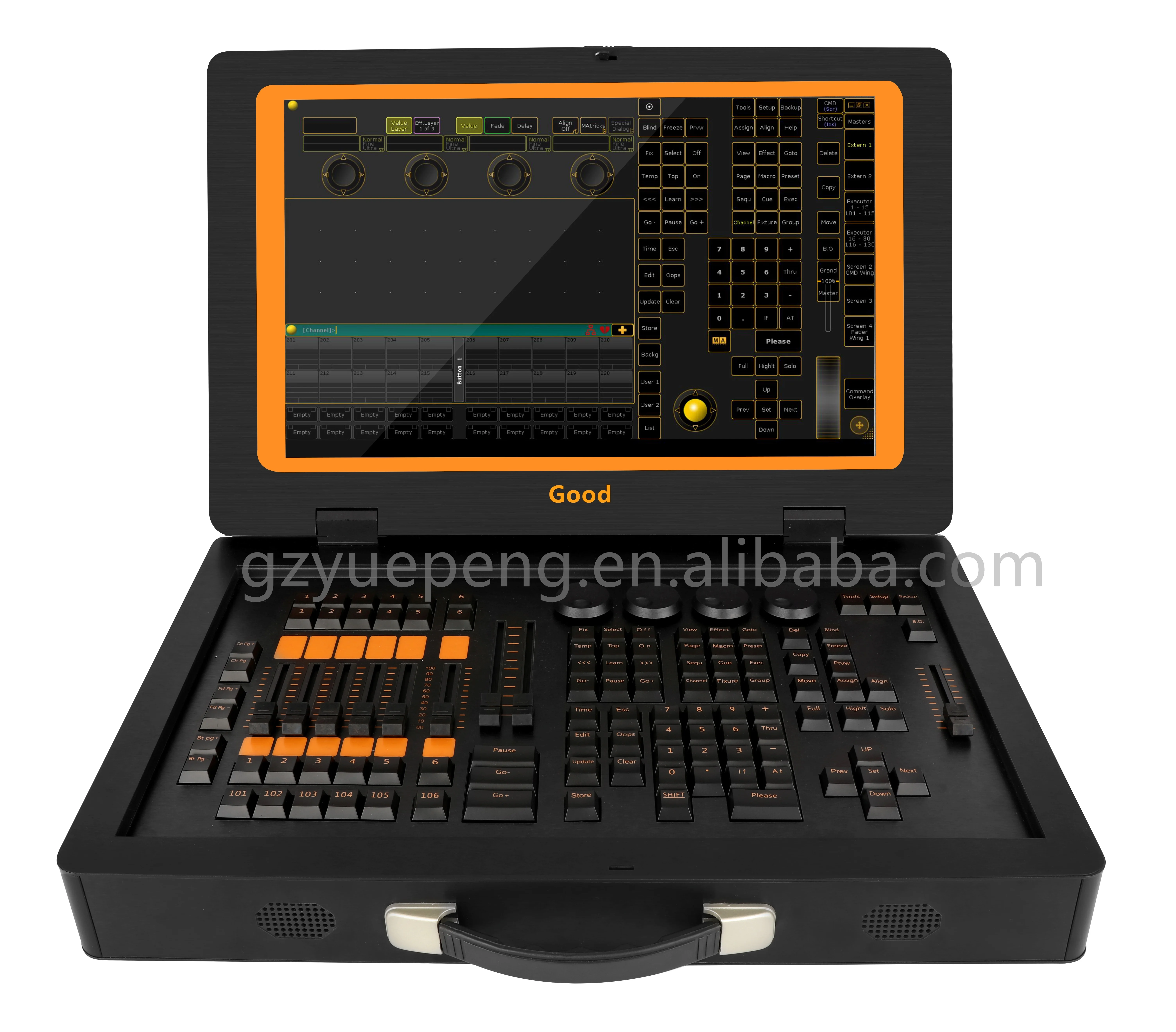 Lighting Console Dmx Controller Goodma Notebook Laptop Stage Light ...
