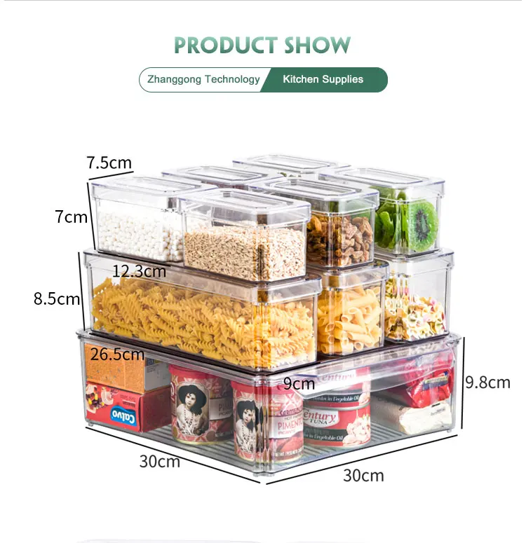 1114 800ml Cheap Small Plastic Dry Food Storage Containers Set - Buy ...