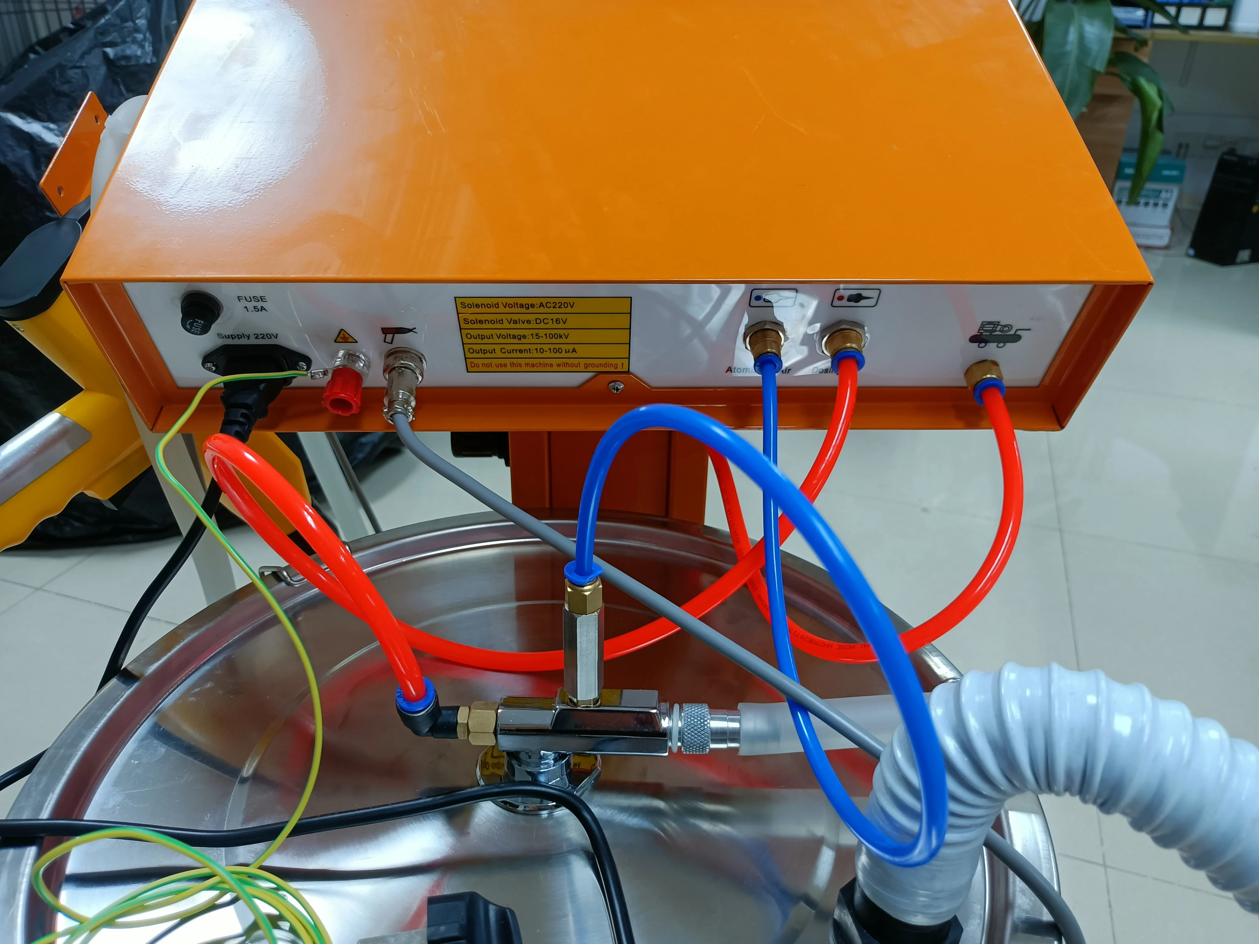 Powder Coating Gun Electrostatic Spray Powder Coating Painting Machine ...