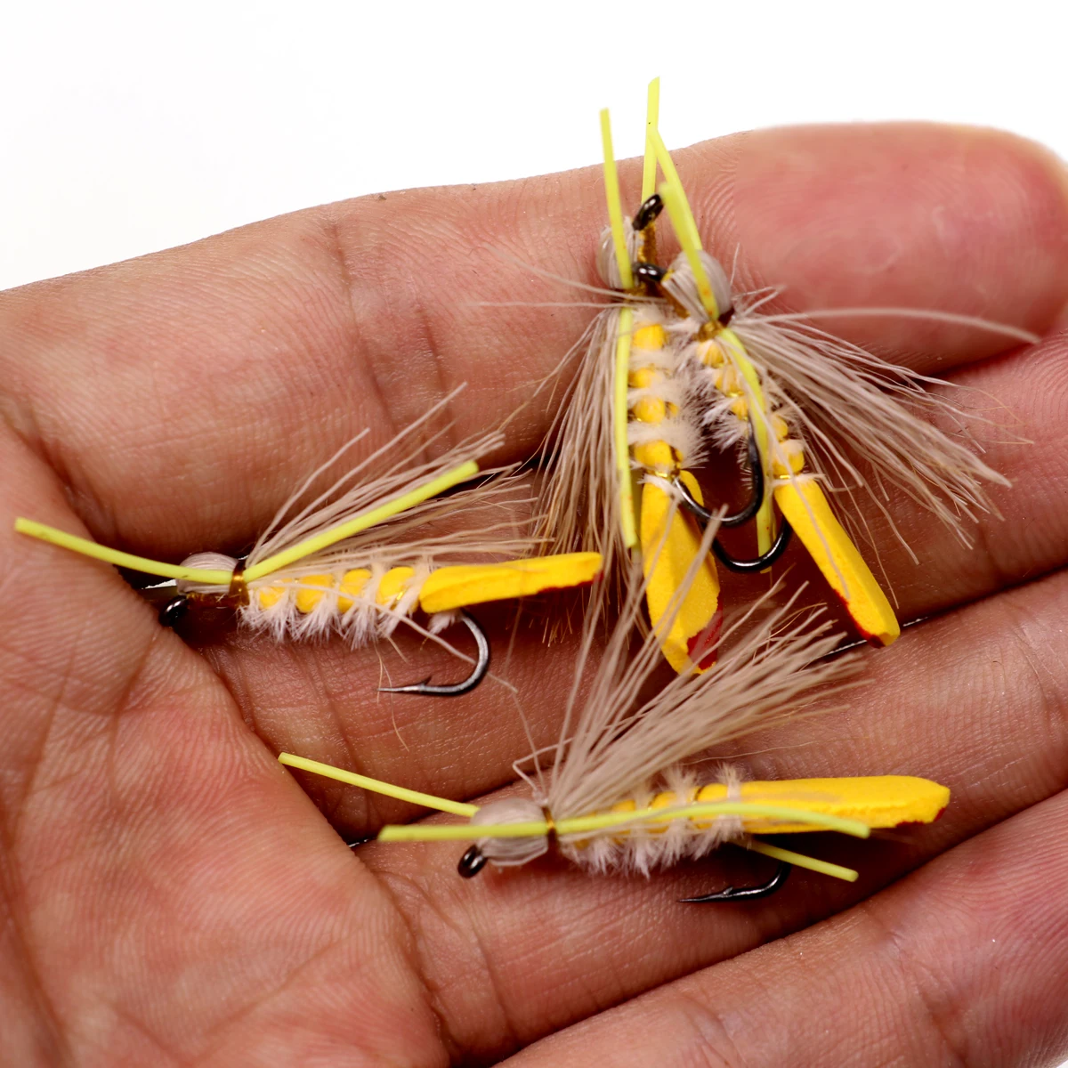 Zig Bug Fly Floating Foam Beetles Fly Boatman Fishing Panfish Bass Grayling Trout Pike ...