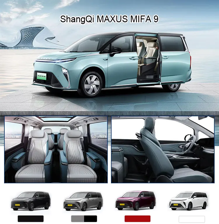 Maxus Mifa 9 Luxury Ev Mpv Fast Electric Energy Car 2021 2022 2023 ...