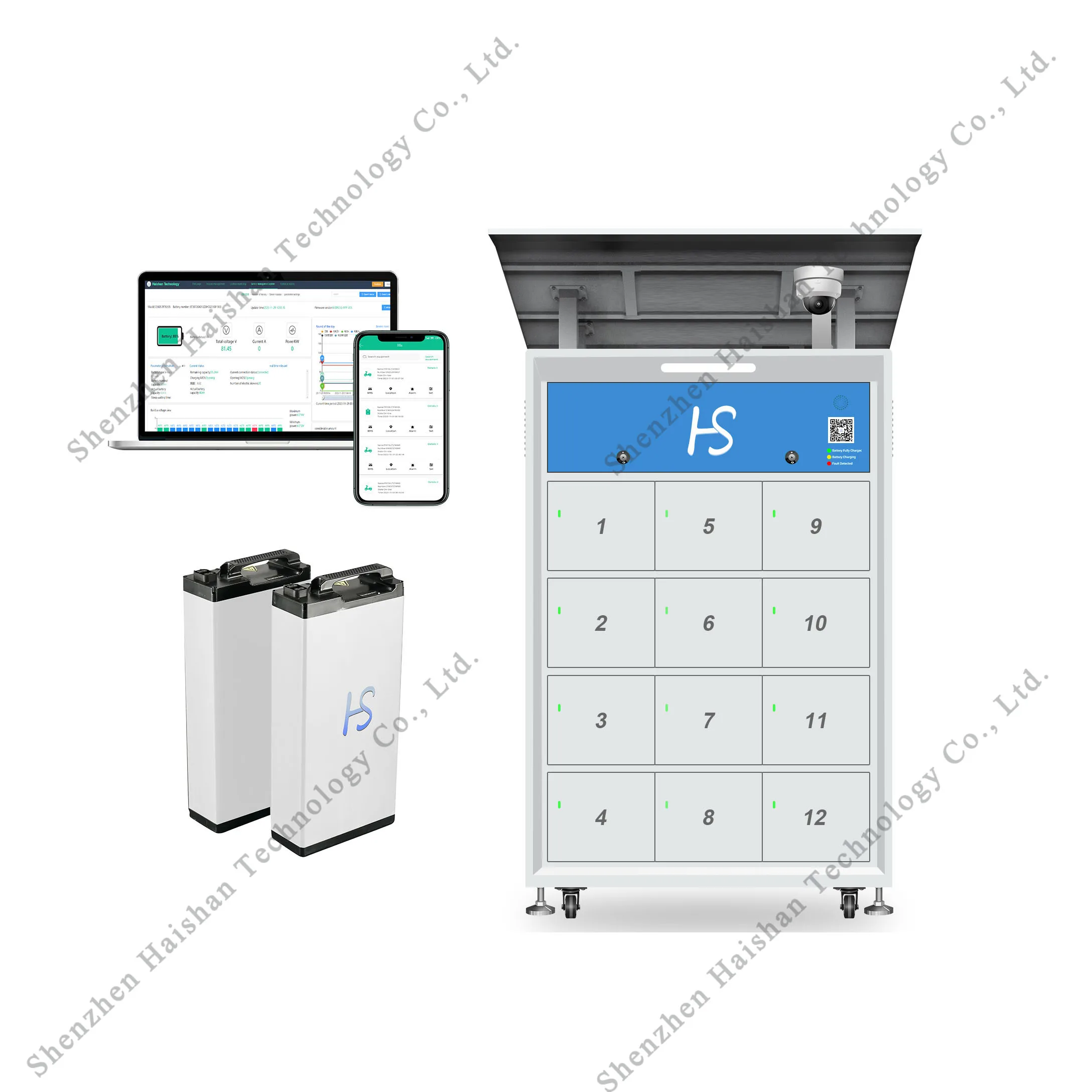 Hs Smart Battery Swapping Cabinet, The Most Popular Small Charging ...