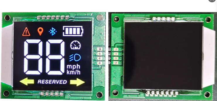 Custom Size Motorcycle Speedometer Odometer Lcd Display Visible In Full ...