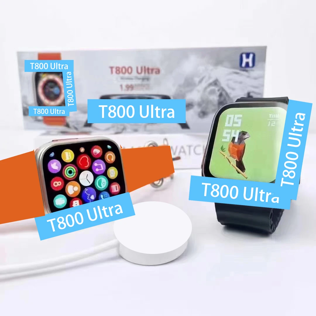 Full Screen Smartwatch Ultra Smart Watch T800 Ultra Smartwatch Series 7 ...