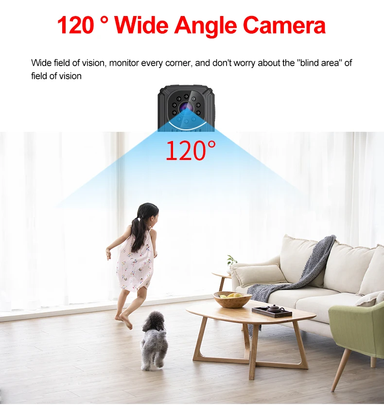 Md31 Pir Motion Sensor 4k Action Sports Camera 120 Degree Wide Angle 11 ...